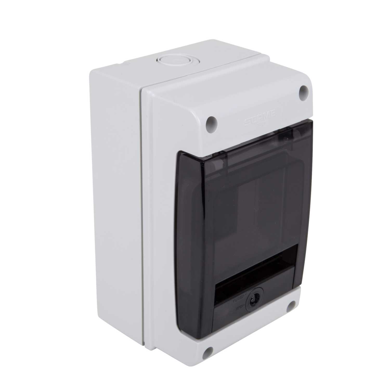 Scame DOMINO IP66 4 Module Insulated Enclosure with Terminal Blocks ...