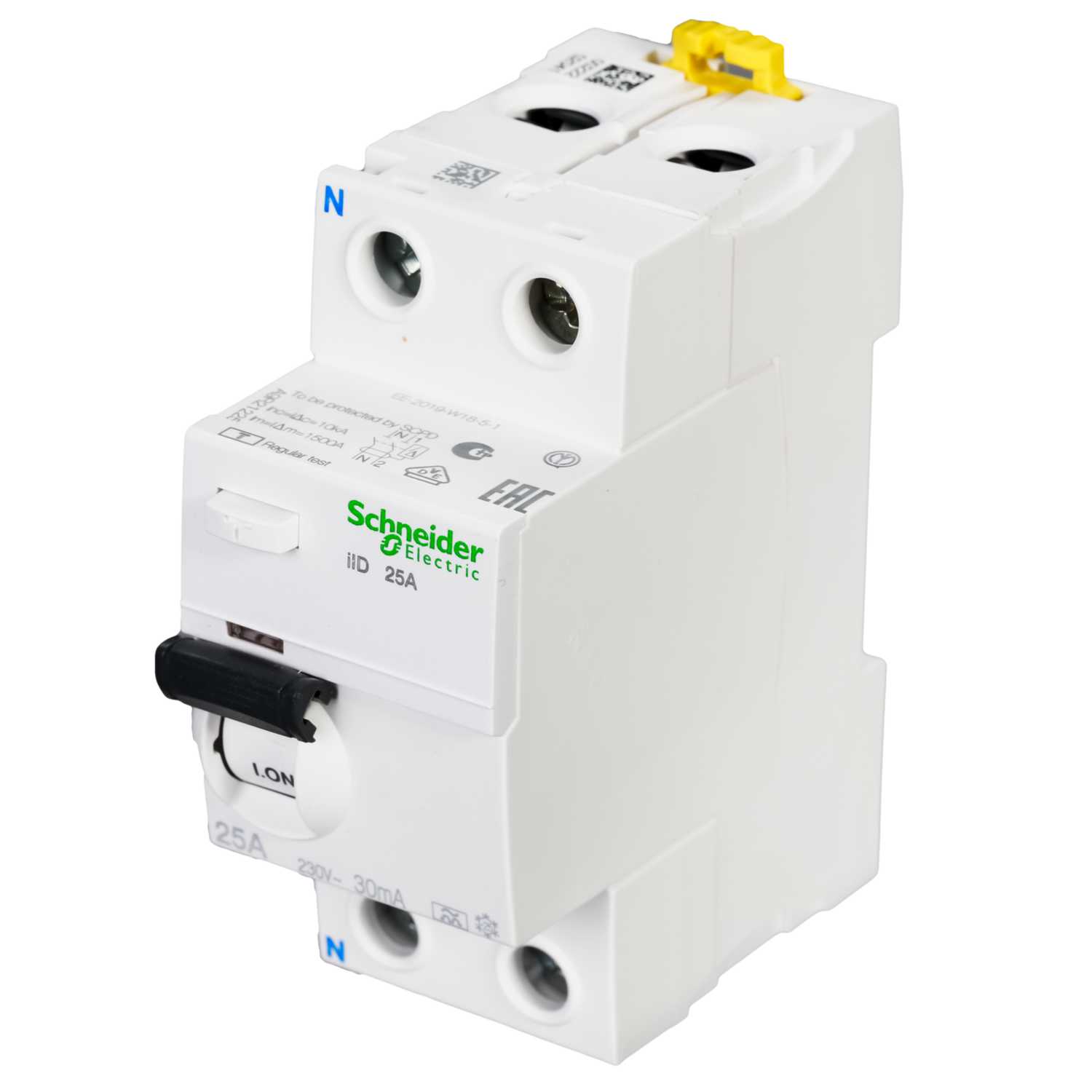 Schneider Acti9 25A 2 Pole 30mA Type A RCD (A9R21225) | CEF