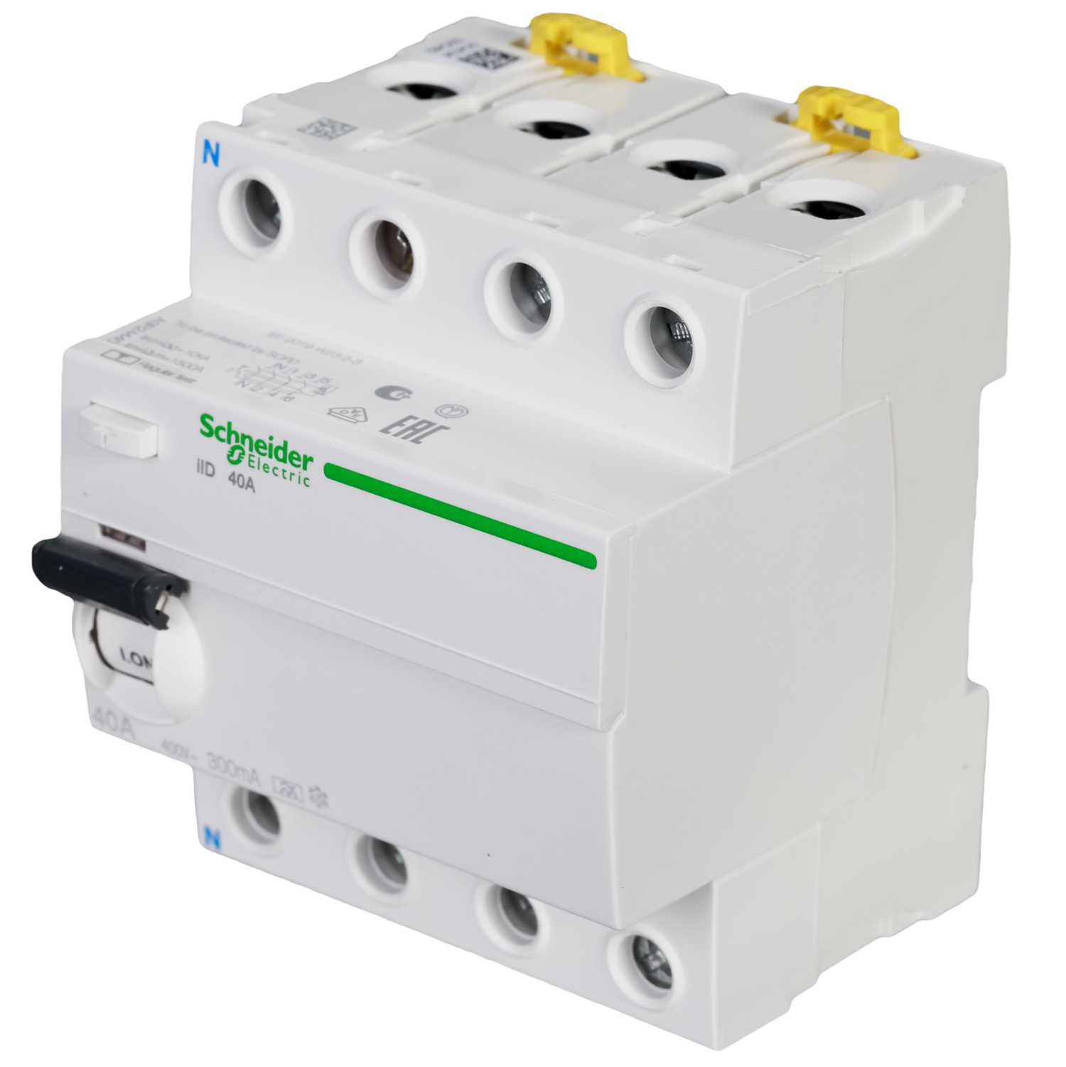 Schneider Acti9 40A 4 Pole 300mA Type A RCD (A9R24440) | CEF