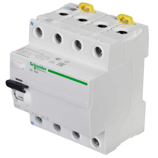Schneider Acti9 63A 4 Pole 300mA Type A RCD (A9R24463) | CEF