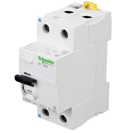 Schneider Acti9 100A 2 Pole 300mA Type A Selective Time Delay RCD ...