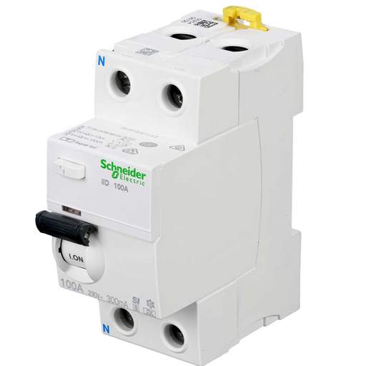 Schneider Acti9 100A 2 Pole 300mA Type A - SI Selective Time Delay RCD ...