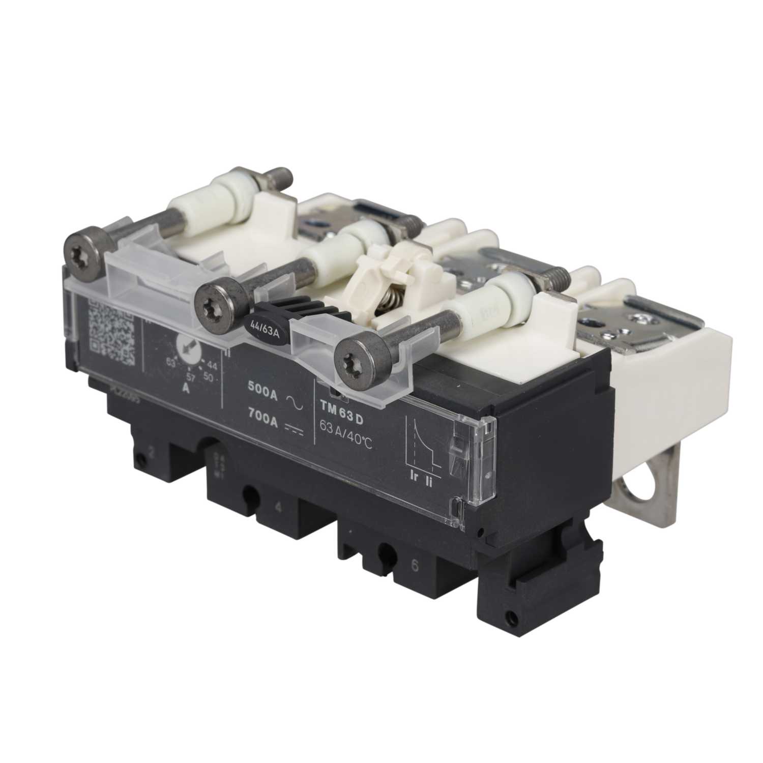 Schneider Merlin TM63D 63A 3 Pole Trip Unit for Compact NSX 100/160/250 ...