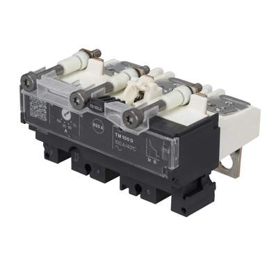 Schneider Merlin 100A Triple Pole 36kA MCCB NSX100F without Trip Unit ...