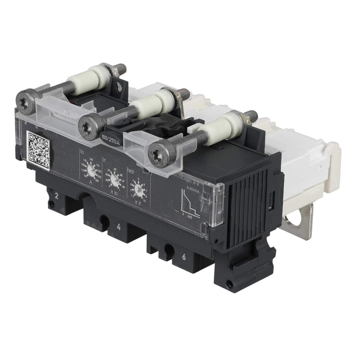 Schneider Merlin MicroLogic 2.2 250A 3 Pole Trip Unit for Compact NSX 250 MCCBs (C2532D250) | CEF