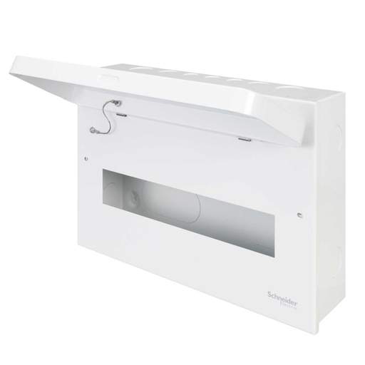 Schneider Easy9 Compact 10 Way Metal Clad Consumer Unit (No Incomer ...