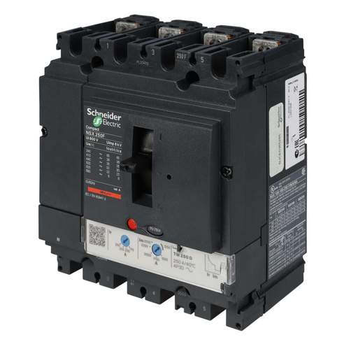 Schneider Merlin Acti9 Isobar 250A 4 Pole MCCB Incomer for A9 Split ...