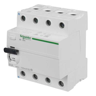 Schneider Square D IKQ 63A 4 Pole 100mA Type A RCD (SED22463) | CEF
