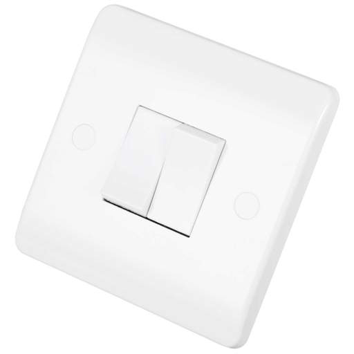 Scolmore Click Mode 10A 2 Gang 2 Way Light Switch White (CMA012) | CEF