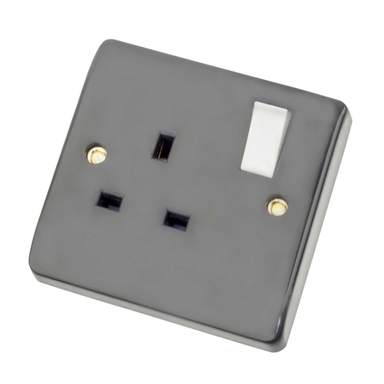 Scolmore Click Part M 13A DP 1 Gang Part M Switched Socket White Insert ...