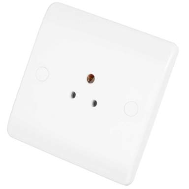Scolmore Click Mode 2A 1 Gang Unswitched Socket White (CMA039) | CEF