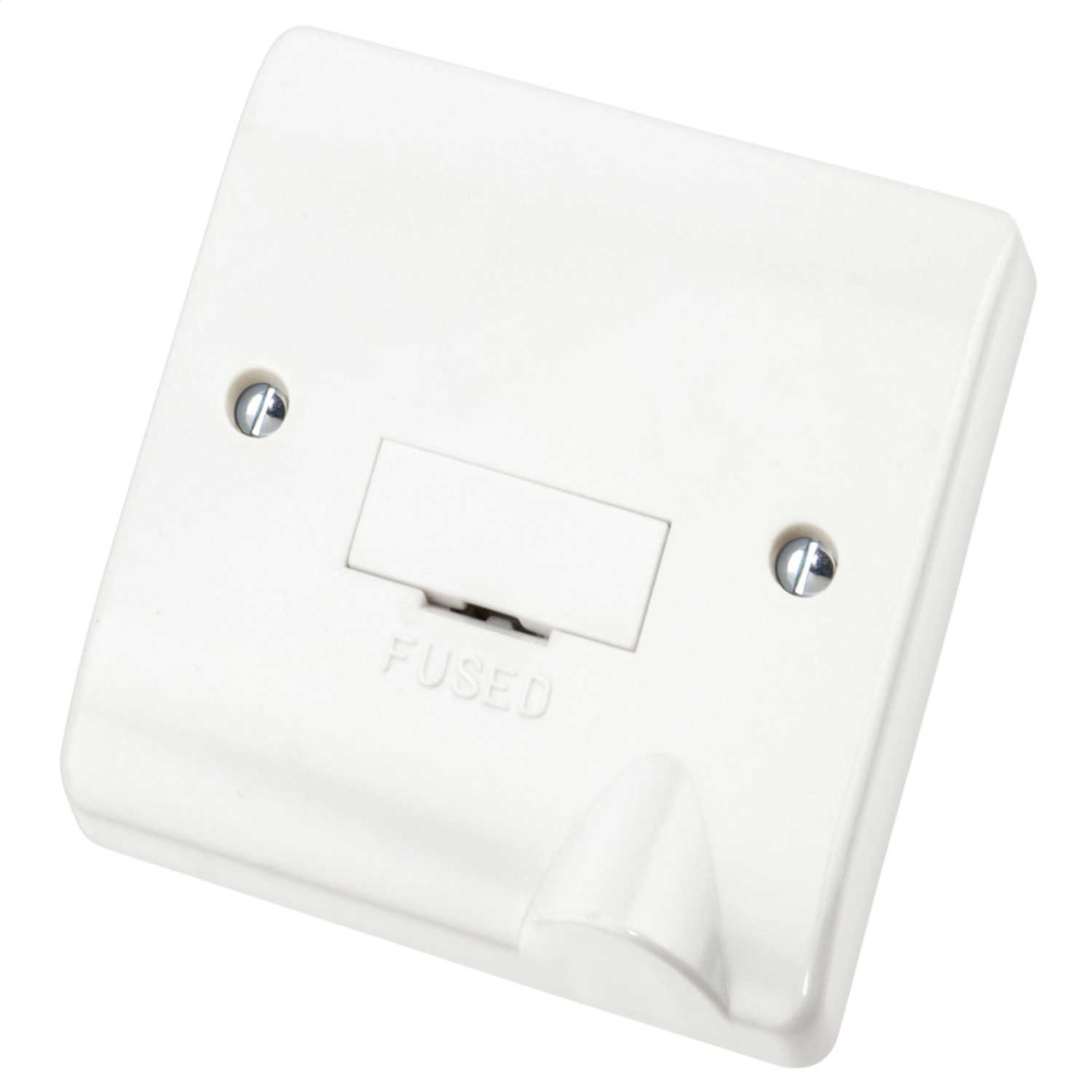 Scolmore Click Mode 13A Unswitched Fused Spur with Flex Outlet White ...