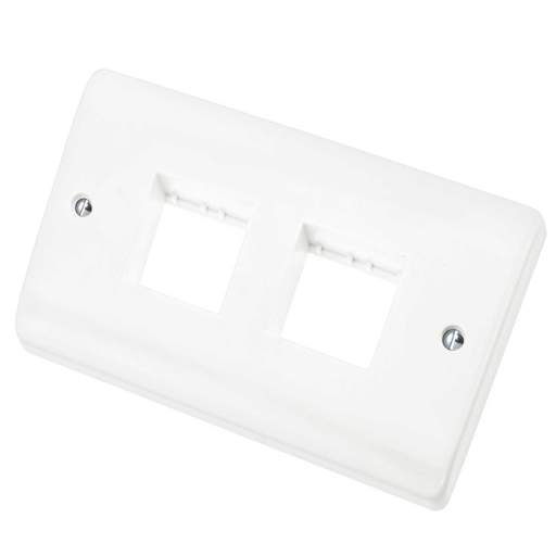 Scolmore Click Mode 2 Gang 4 Module Minigrid Front Plate (CMA404) | CEF