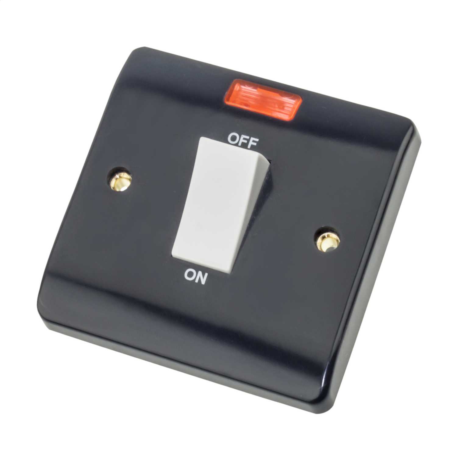 Scolmore Click Part M 45A DP 1 Gang Part M Switch with Neon White ...