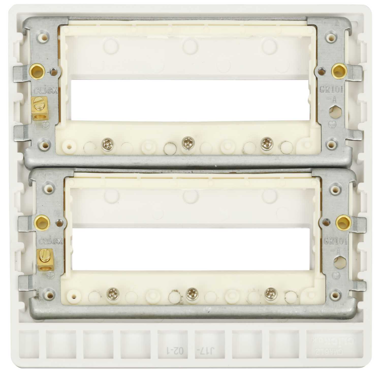 Scolmore Click Mini Grid 12 Mini Grid Module 2 Tier Plate Round Corner ...
