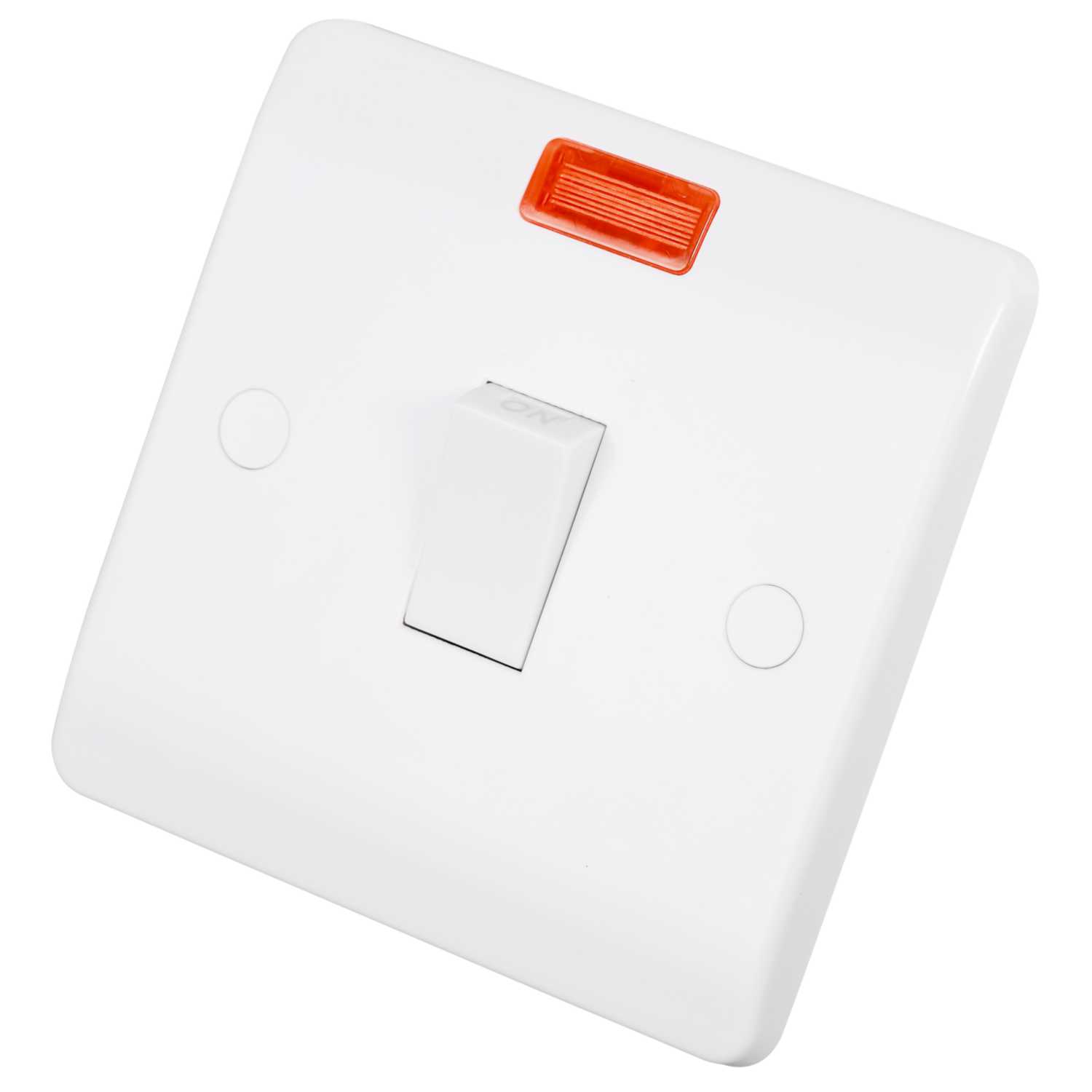 Scolmore Click Mode 20A DP Switch with Neon White (CMA623) | CEF