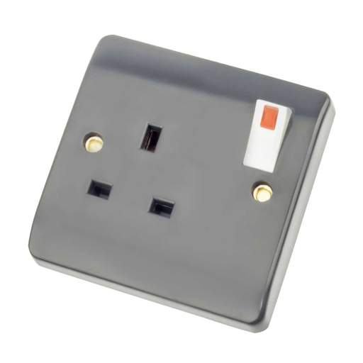 Scolmore Click Part M 13A DP 1 Gang Part M Switched Socket with Neon ...