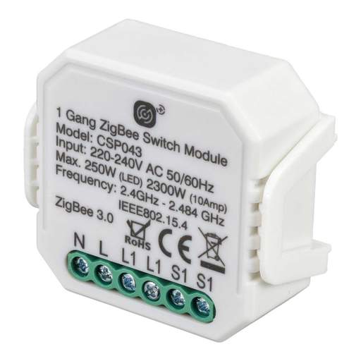 Scolmore ClickSmart+ 10A 1 Gang Smart Switching Receiver (CSP043) | CEF