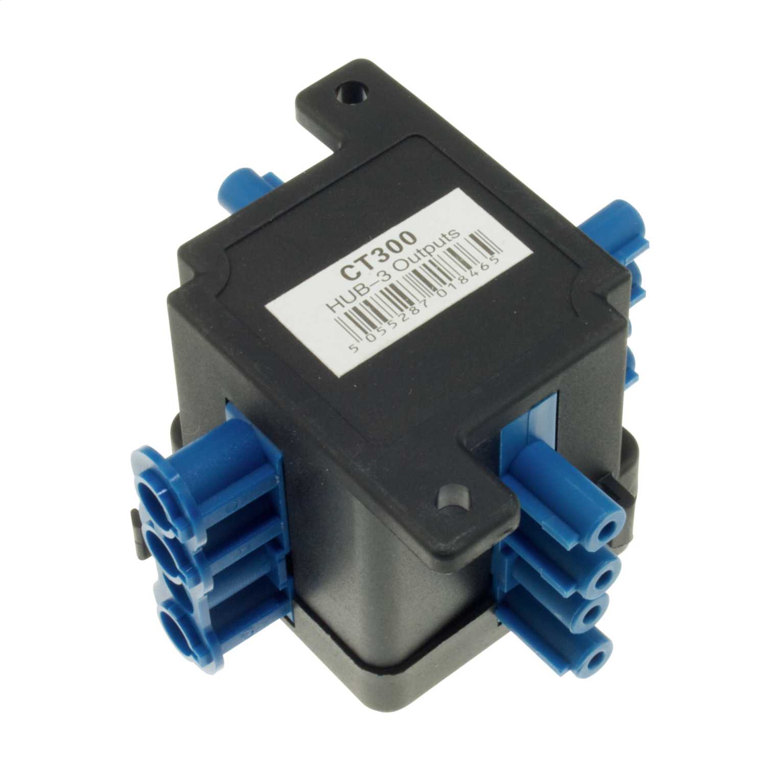 Scolmore Click 20A 230V 4 Pin (1 In 3 Out) Flow Hub Junction Box Blue ...