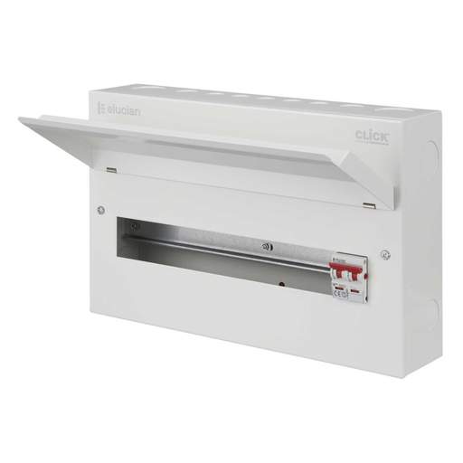 Scolmore Click Elucian 18 Way 100A Isolator Incomer Metal Clad Consumer ...