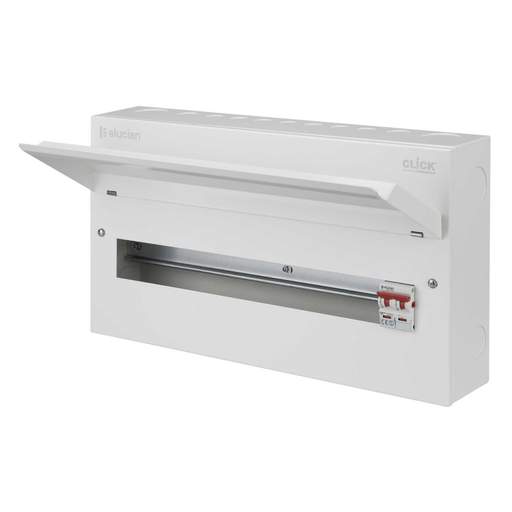 Scolmore Click Elucian 22 Way 100A Isolator Incomer Metal Clad Consumer ...