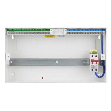 Scolmore Click Elucian 20 Way 100A Isolator Incomer Metal Clad Consumer ...