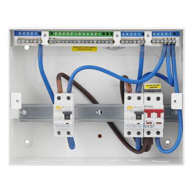 Scolmore Click Elucian 8 Way Dual 80A Type A RCD High Integrity Metal ...