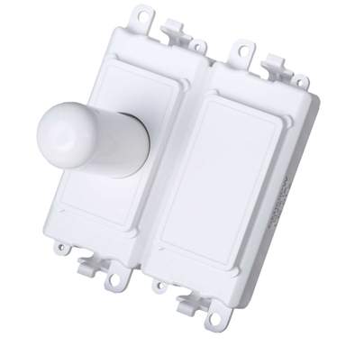 Scolmore Click Gridpro 2 Module Dimmer Mounting Kit Polar White ...