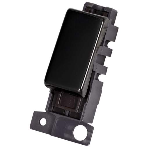 Scolmore Click Mini Grid 10A 2 Way Switch Module Black Nickel (MD002BN ...