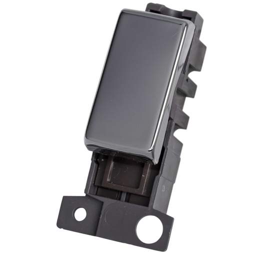 Scolmore Click Mini Grid 10A 2 Way Switch Module Polished Chrome ...