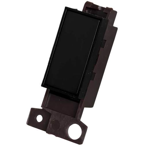 Scolmore Click Mini Grid 1 Module Blank Black (MD008BK) | CEF