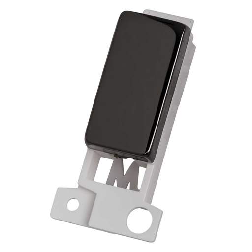Scolmore Click Mini Grid 1 Module Blank Black Nickel (MD008BN) | CEF