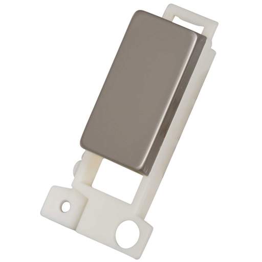Scolmore Click Mini Grid 1 Module Blank Pearl Nickel (MD008PN) | CEF