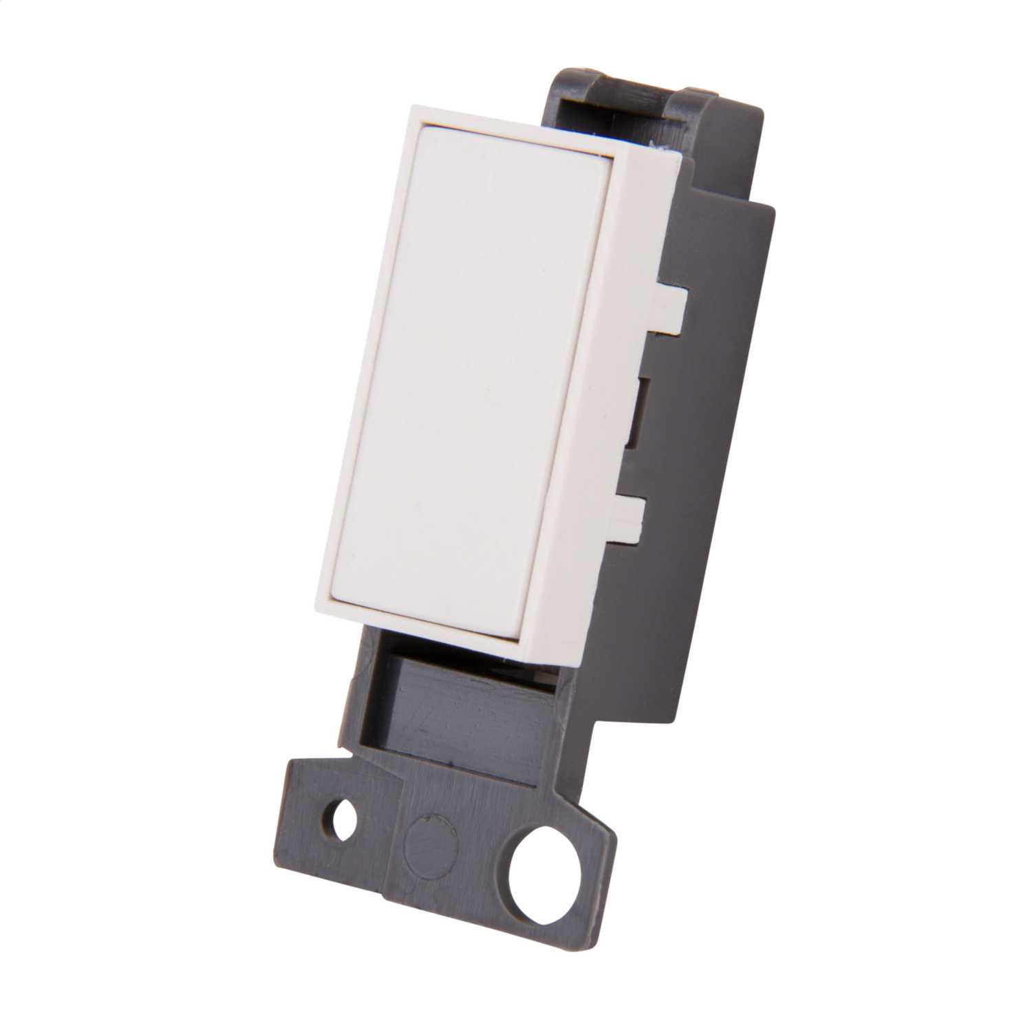 Scolmore Click Mini Grid 1 Module Blank Polar White (MD008PW) | CEF