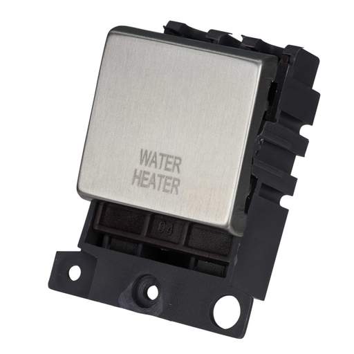 Scolmore Click Mini Grid 20A Double Pole Switch Module marked Water ...