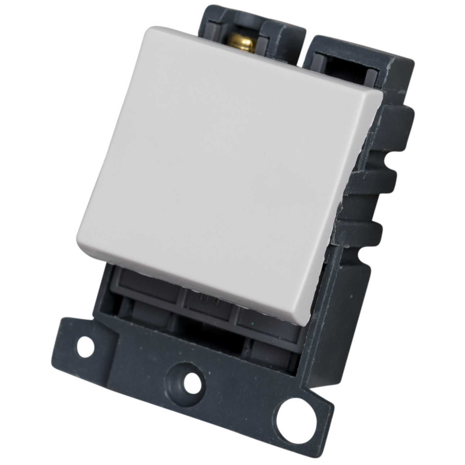 Scolmore Click Mini Grid 20A 2 Way Switch Module Polar White (MD024PW ...