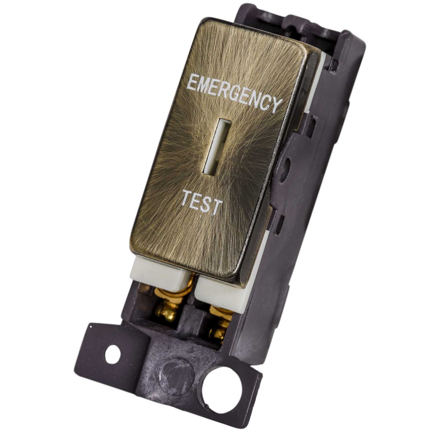 Scolmore Click Mini Grid 10A Double Pole Key Switch Module marked ...
