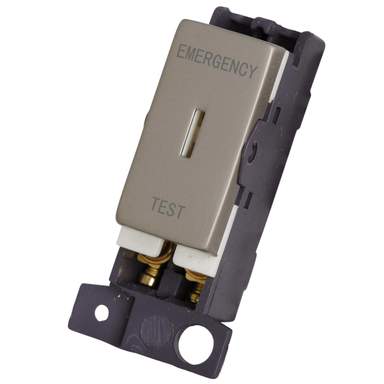 Scolmore Click Mini Grid 10A Double Pole Key Switch Module marked ...