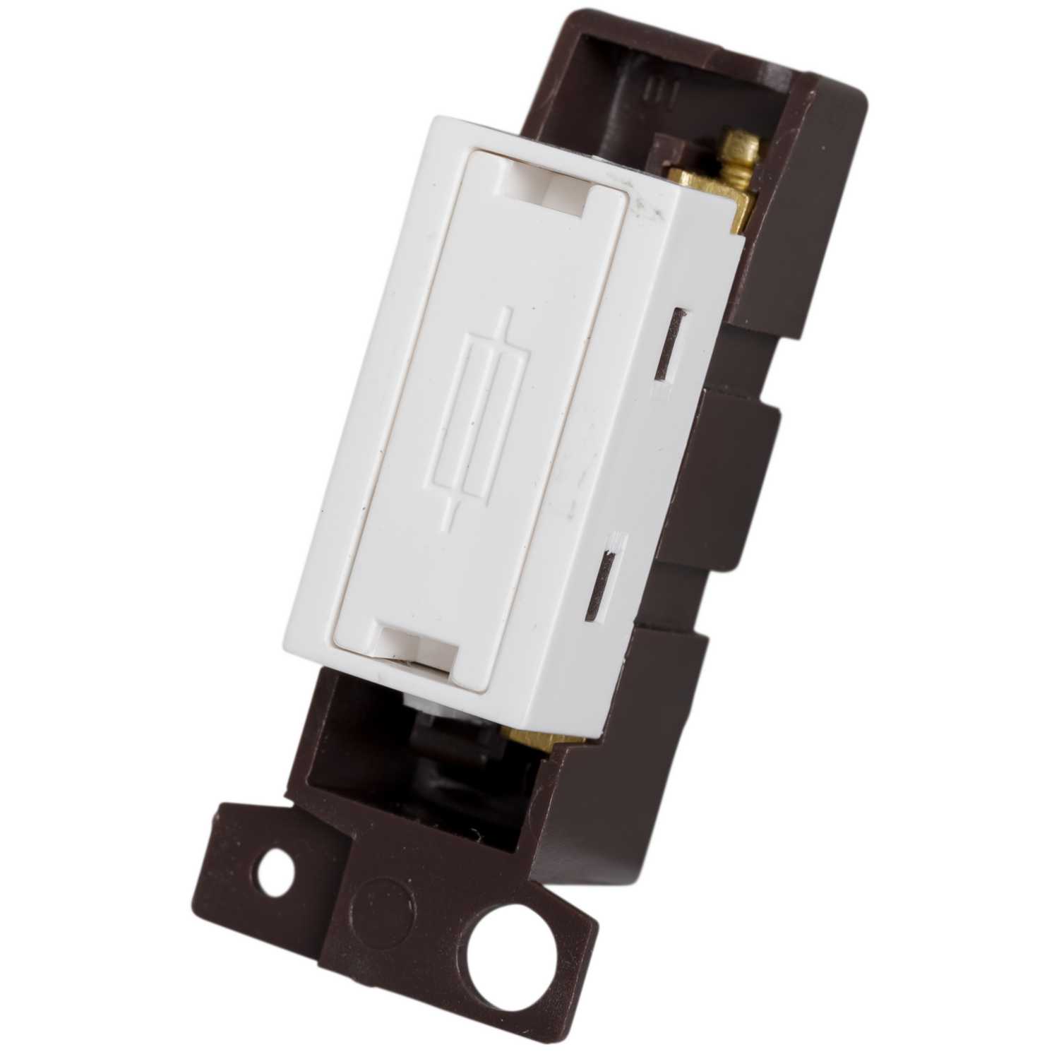 Scolmore Click Mini Grid 13A Fuse Unit White (MD047WH) | CEF