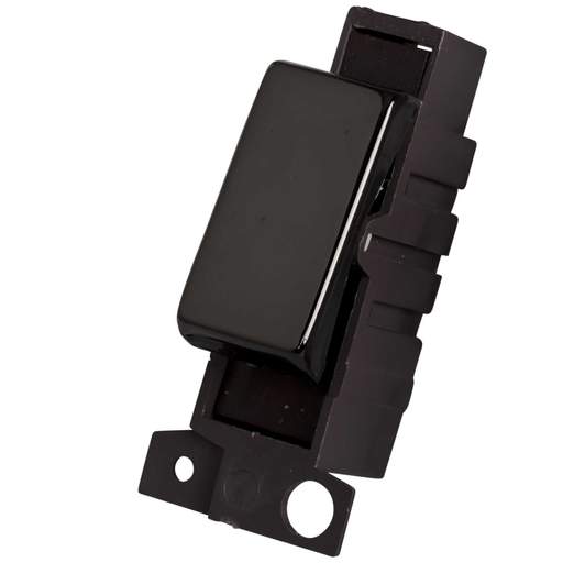 Scolmore Click Mini Grid 10A 3 Position Switch Module Black Nickel ...