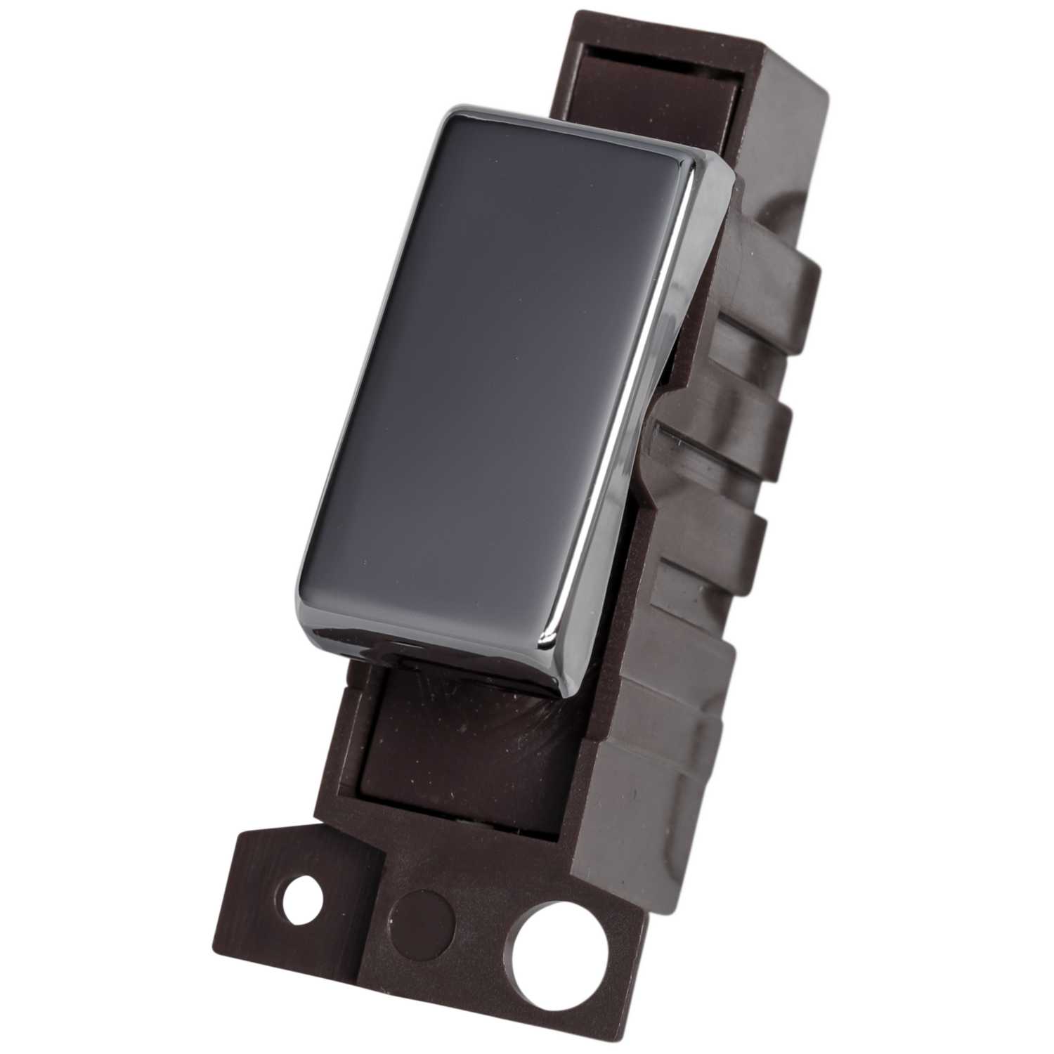 Scolmore Click Mini Grid 10A 3 Position Switch Module Polished Chrome ...