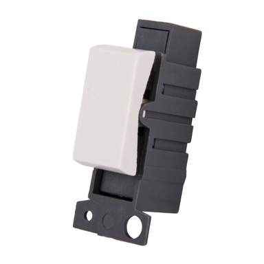 Scolmore Click Mini Grid 10A 3 Position Switch Module Polar White ...