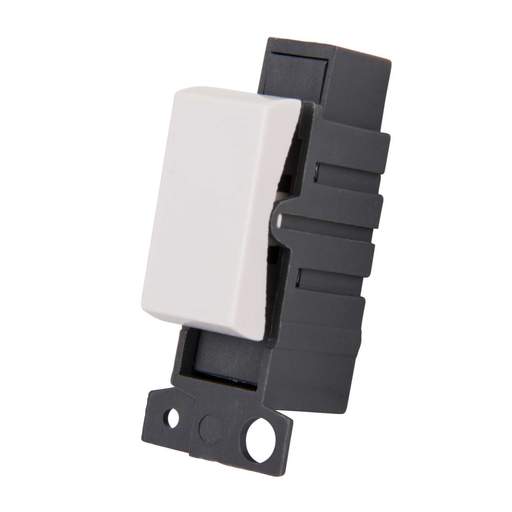 Scolmore Click Mini Grid 10A 3 Position Switch Module Polar White ...