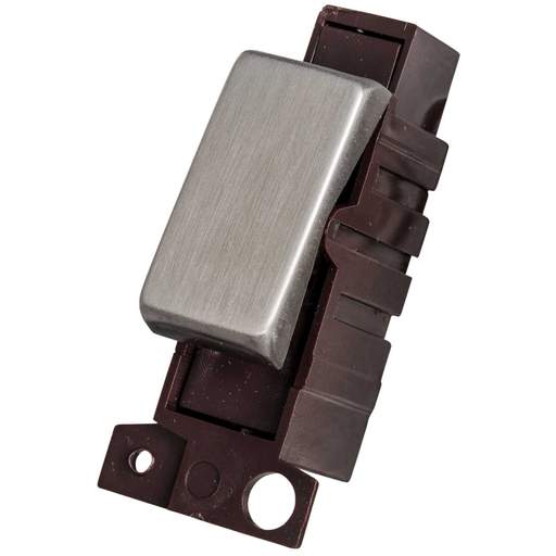 Scolmore Click Mini Grid 10A 3 Position Switch Module Stainless Steel ...