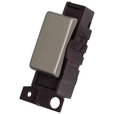 Scolmore Click Mini Grid 10A 3 Position Retractive Switch Module Pearl ...