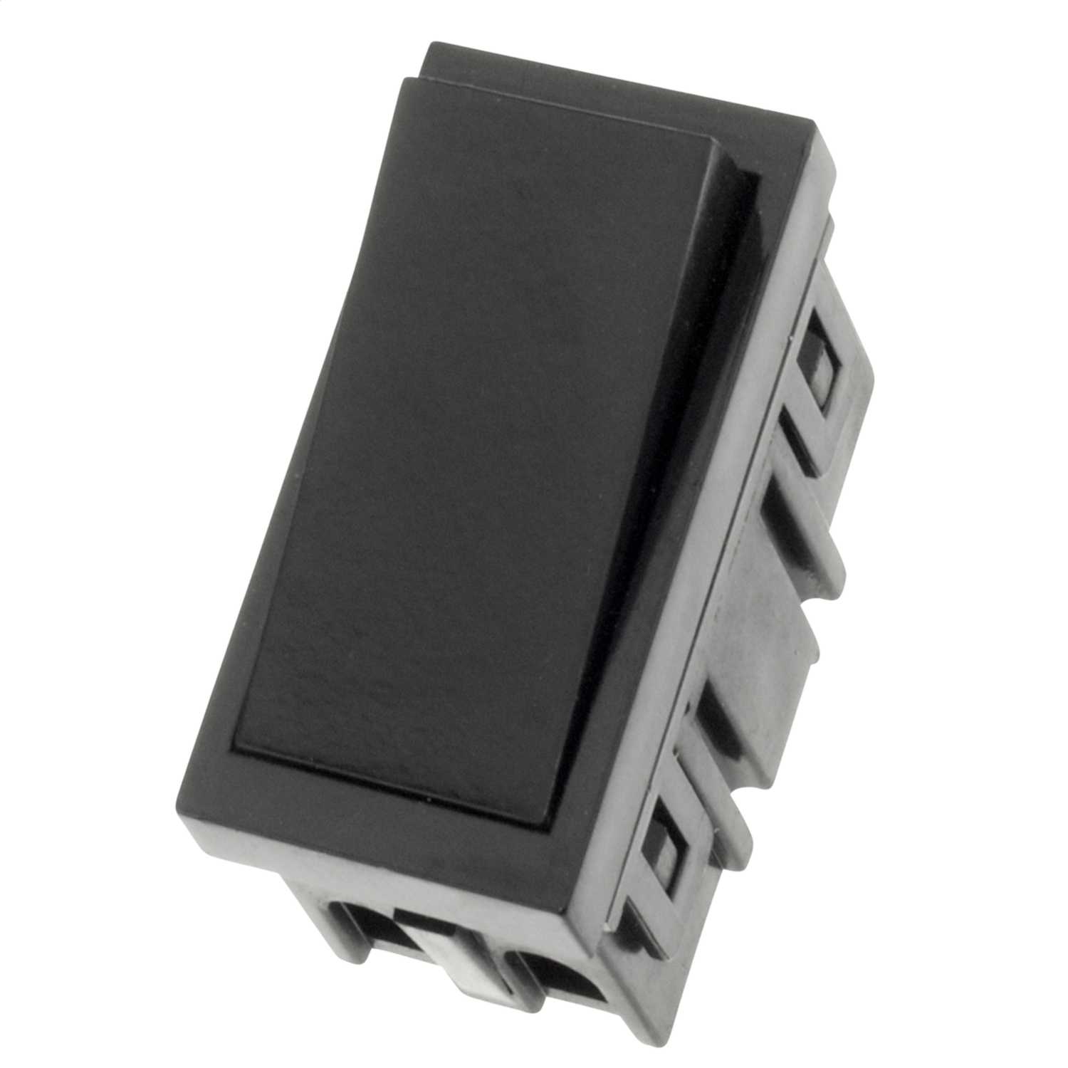 Scolmore Click New Media 10A 2 Way Euro Module Switch Black (MM002BK) | CEF
