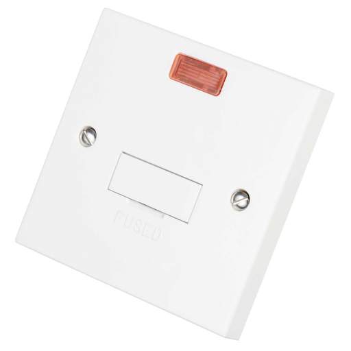 Scolmore Click Polar 13A DP Unswitched Fused Spur with Neon and Flex ...