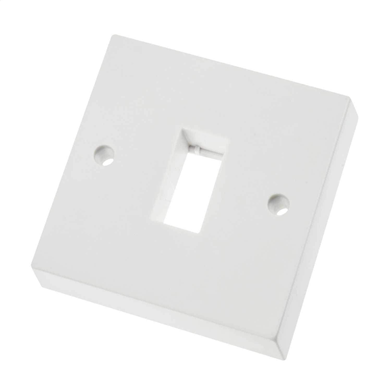 Scolmore Click Polar 1 Gang 1 Module Minigrid Front Plate White (PRW401 ...