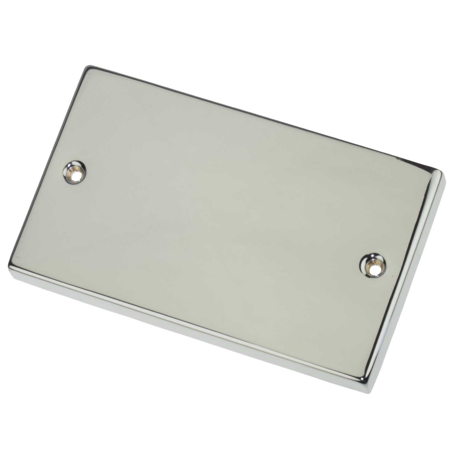 Scolmore Click Deco 2 Gang Blank Plate Polished Chrome (VPCH061) | CEF