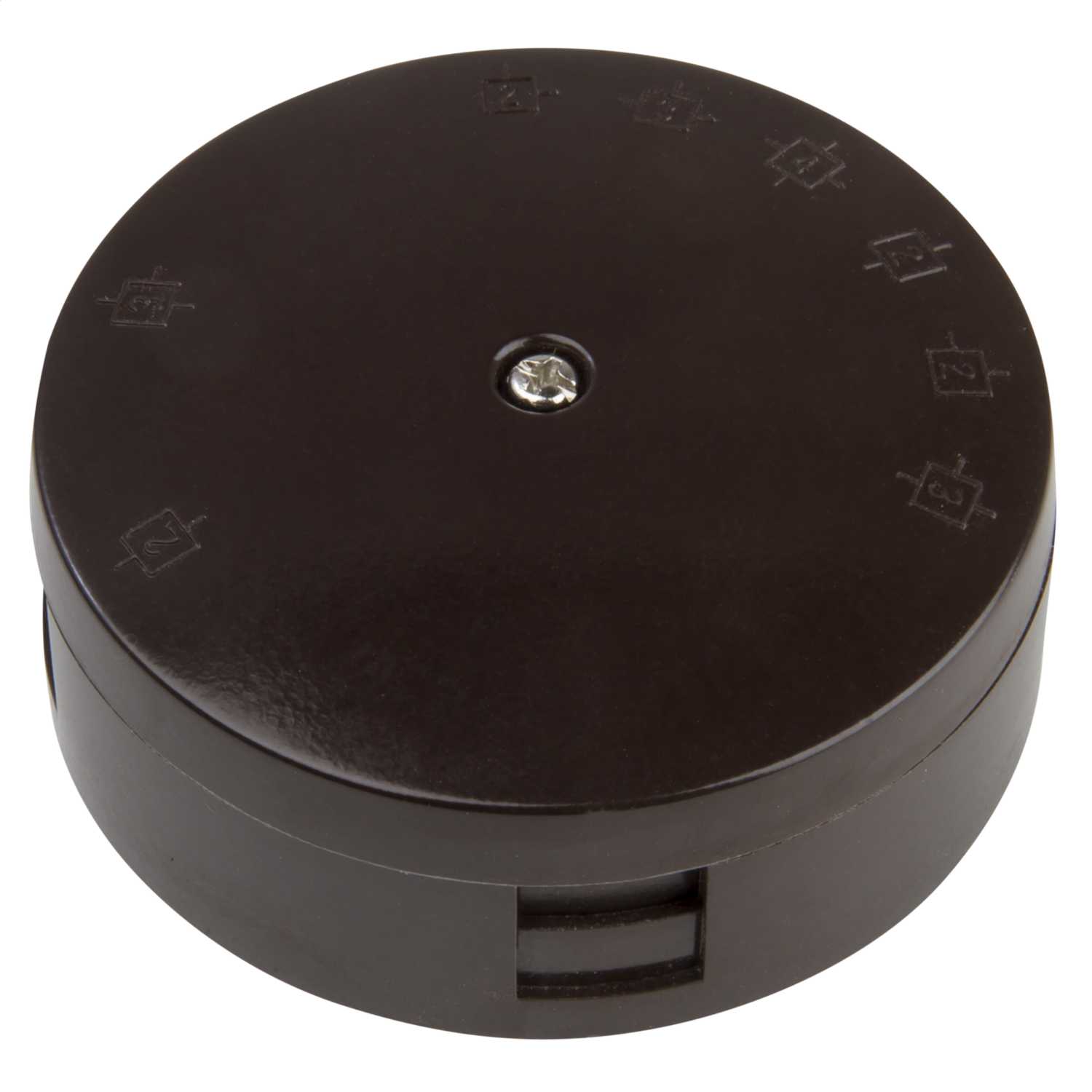 Scolmore Click 30A 3 Terminal Junction Box Brown (WA077) | CEF